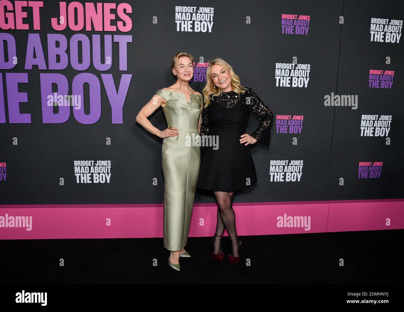 Renée Zellweger, left, and author Helen Fielding attend the special ...