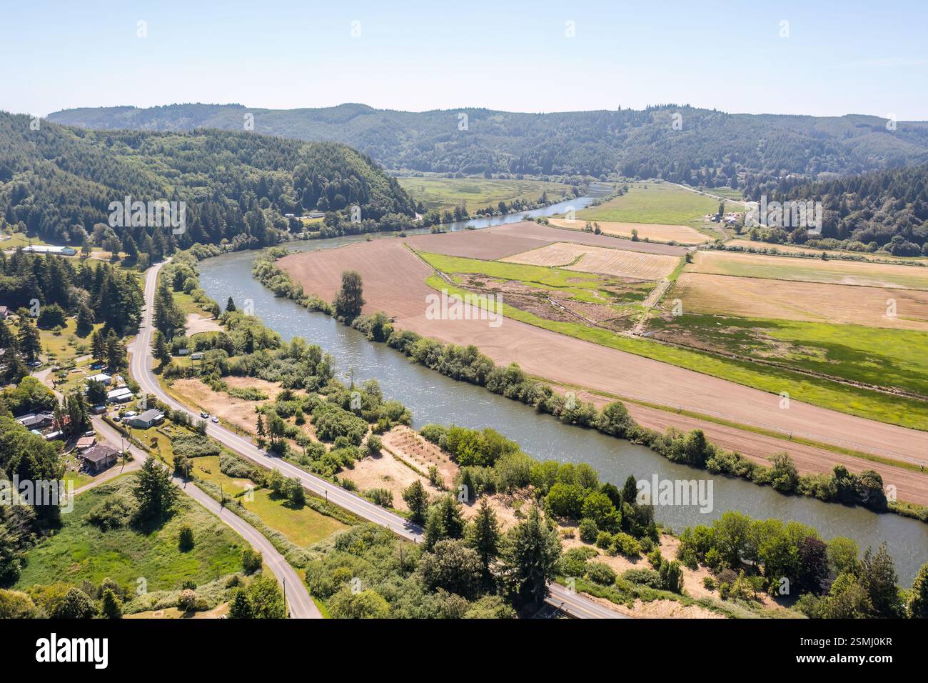 Coquille river valley in hi-res stock photography and images - Alamy
