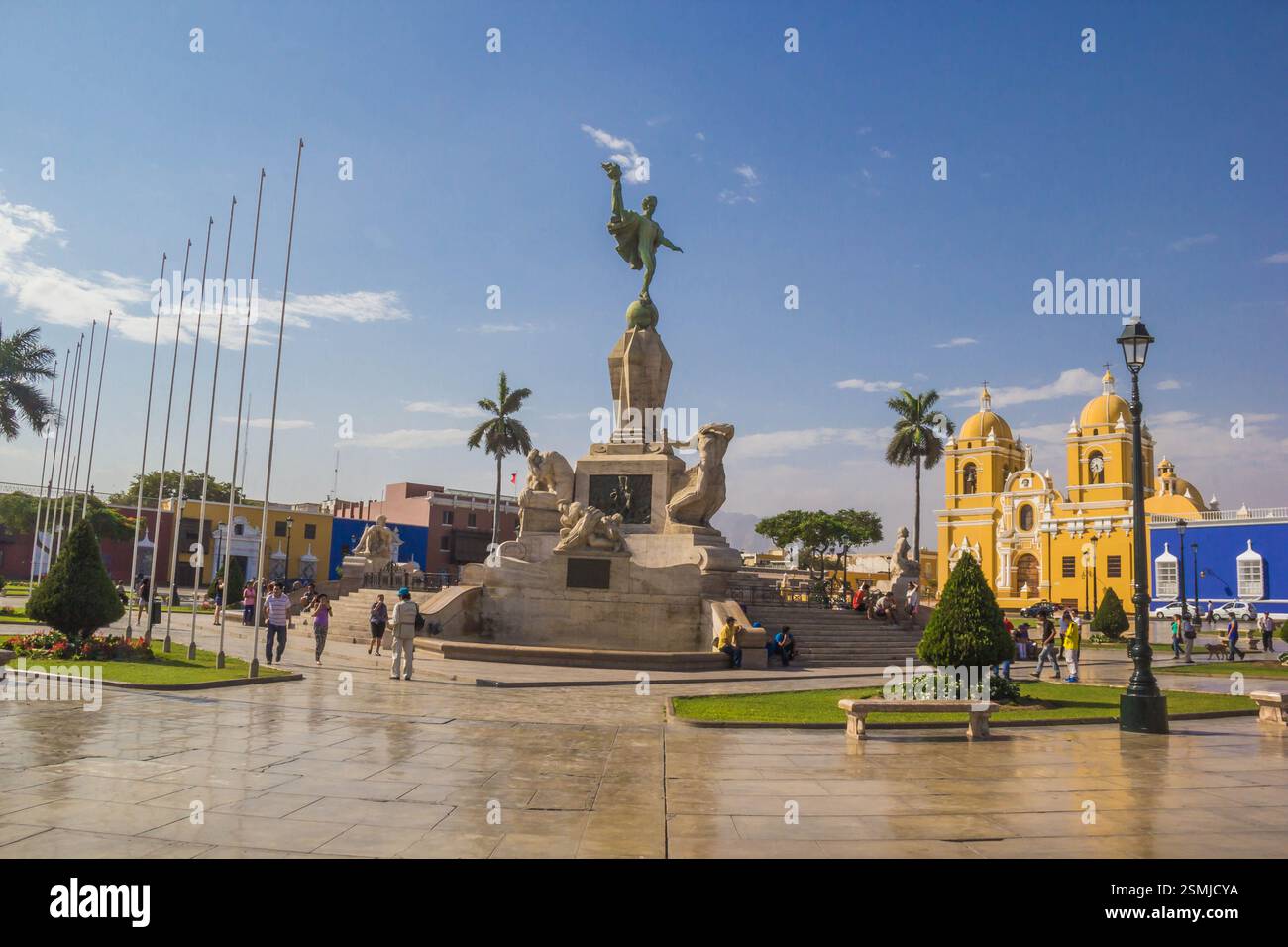 Main Square of Trujillo - La Libertad, Peru Stock Photo - Alamy
