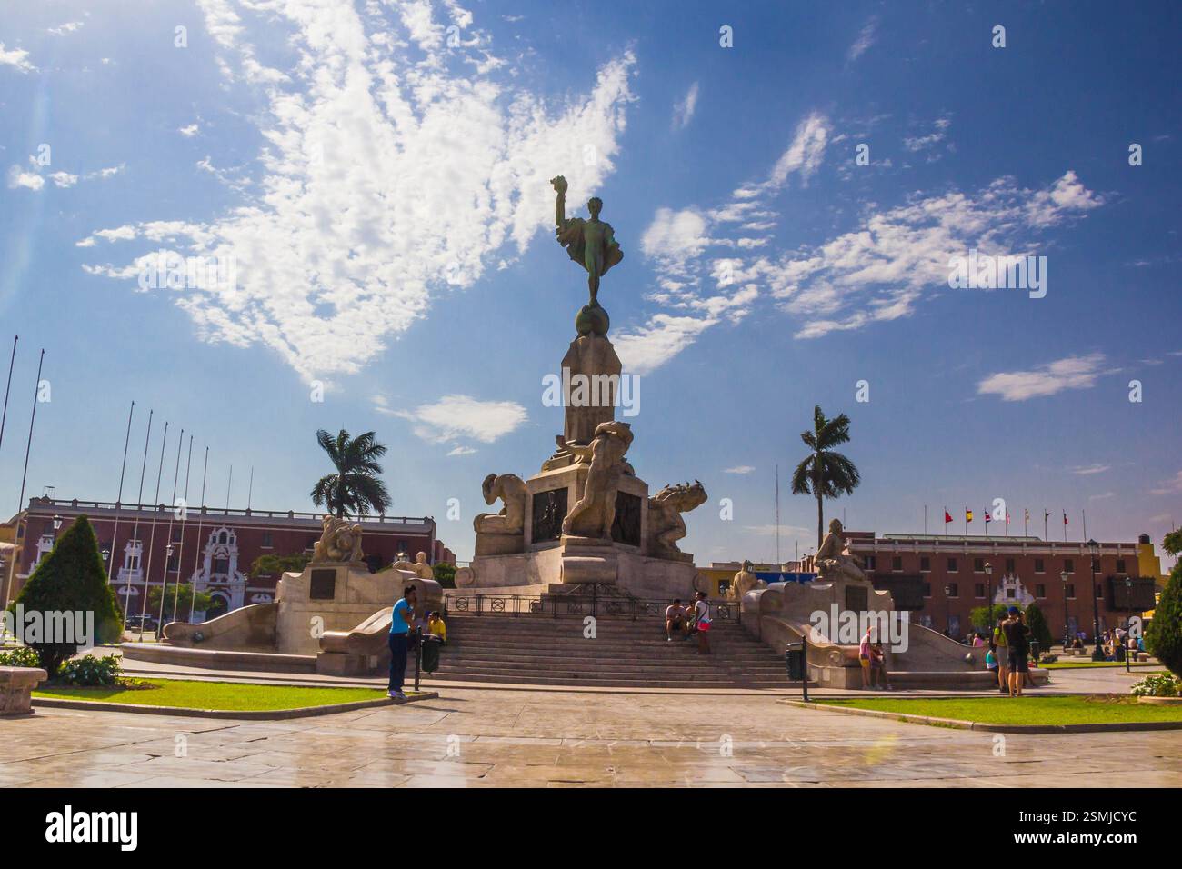 Main Square of Trujillo - La Libertad, Peru Stock Photo - Alamy