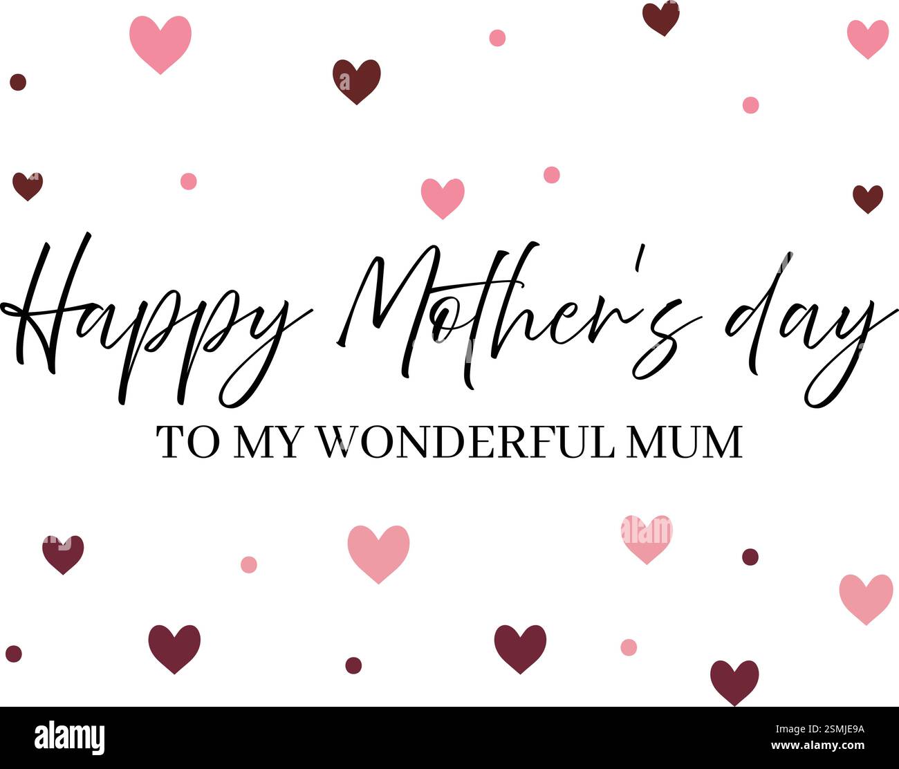 Happy Mothers day vector, mothers day card, t-shirt design vector ...