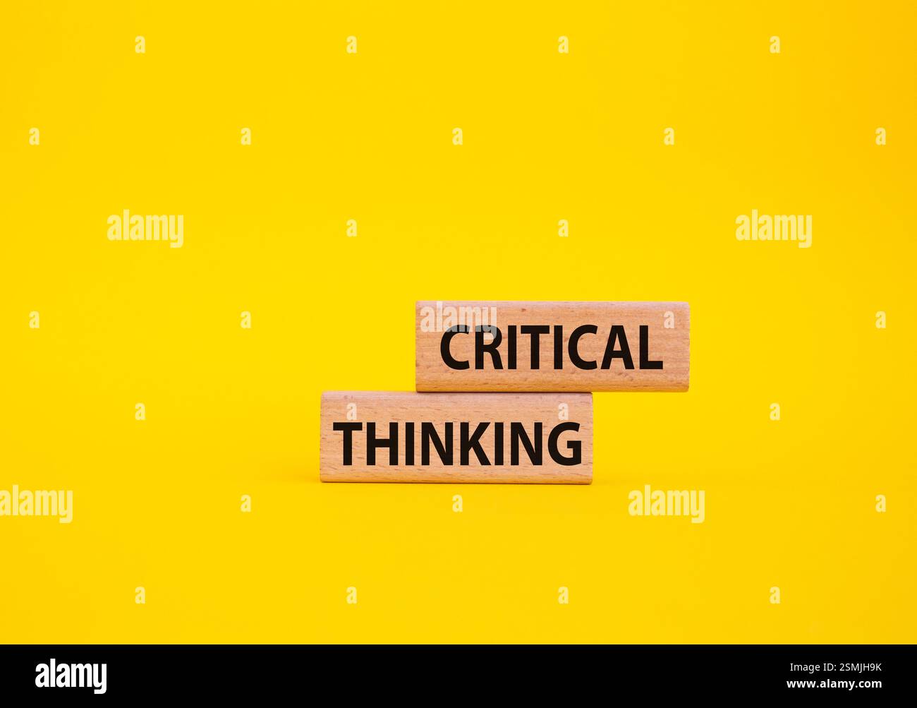 Critical thinking symbol. Wooden blocks with words Critical thinking ...