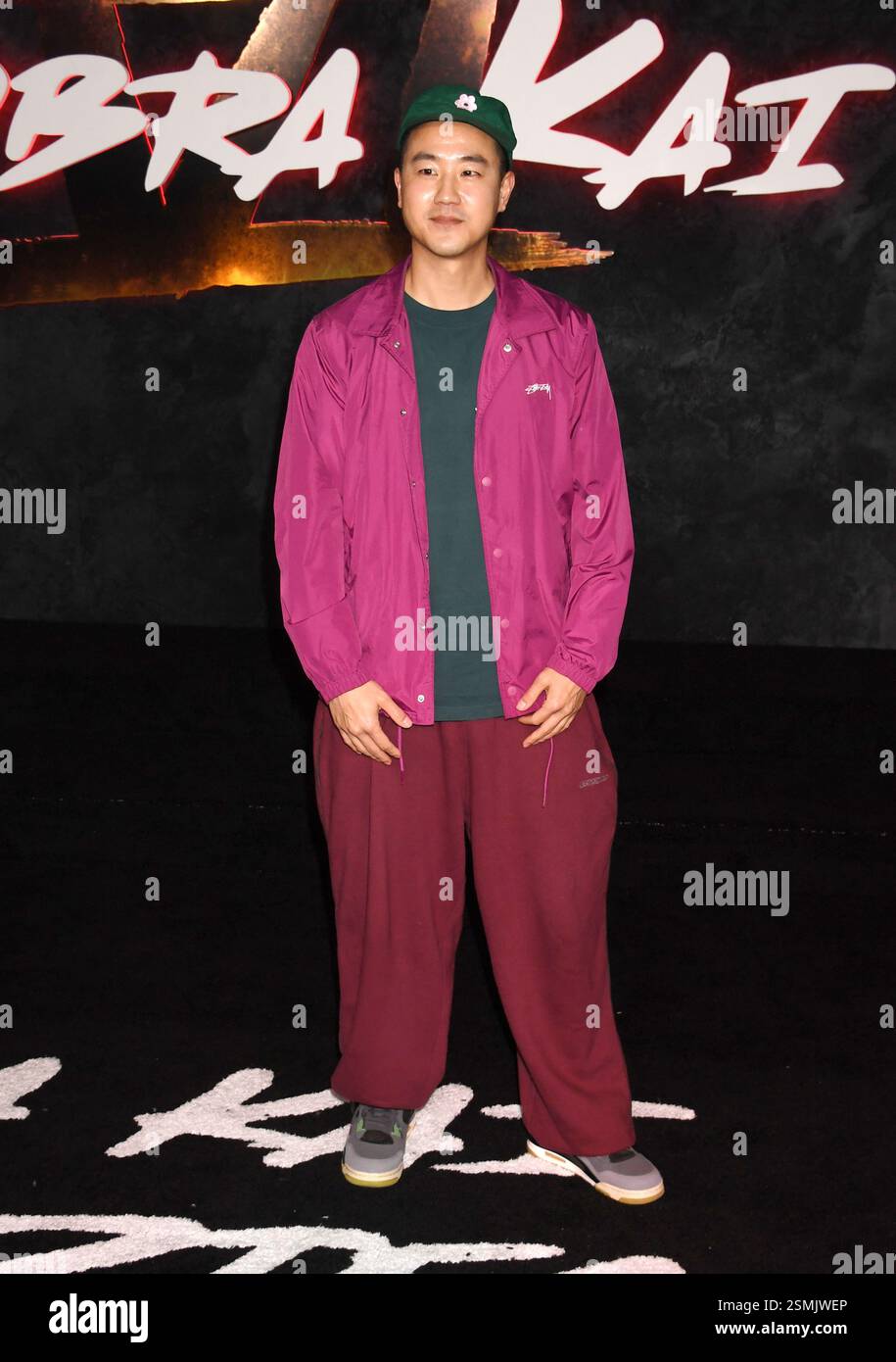 Hollywood, Ca. 12th Feb, 2025. Joe Seo at Netflix's Cobra Kai Series ...