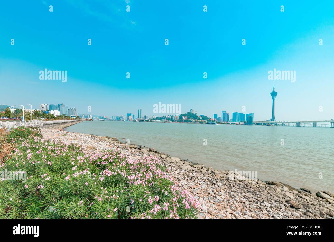 Bay views of Zhuhai and Macau, China Stock Photo - Alamy