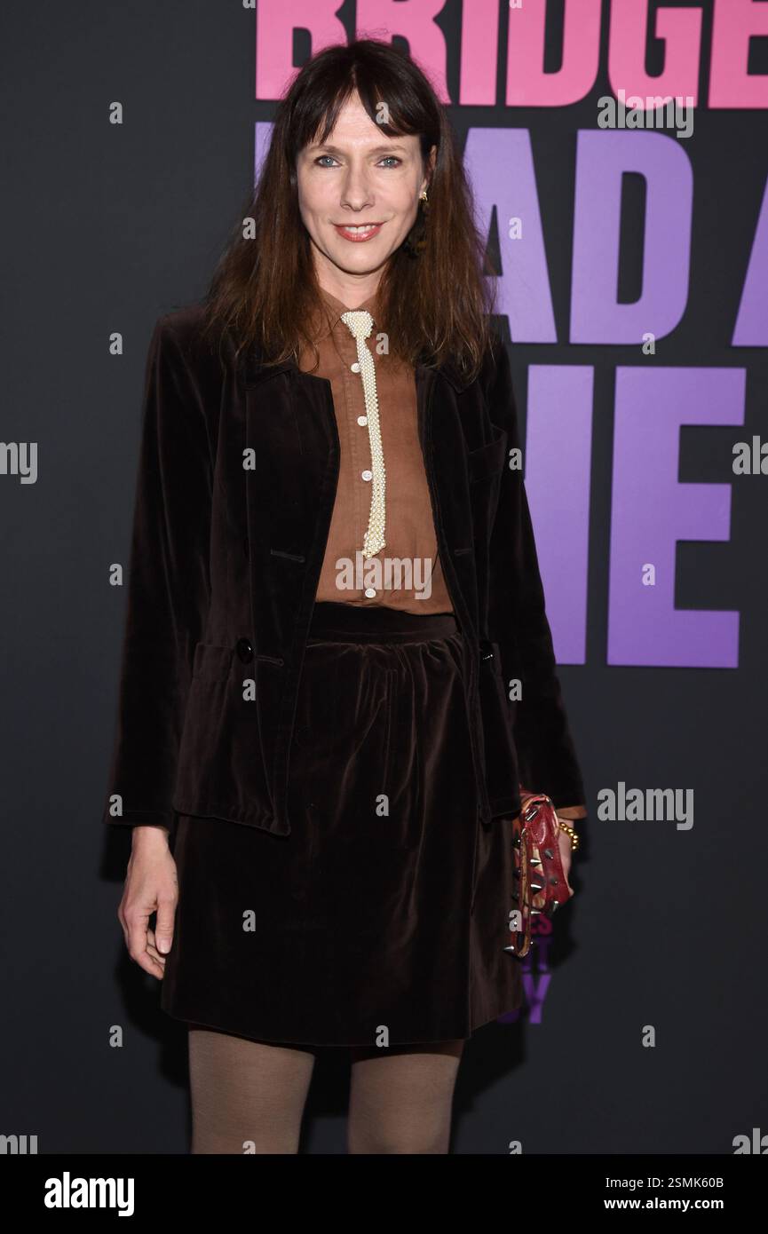 New York, USA. 12th Feb, 2025. Dolly Wells attends Peacock's 'Bridget ...