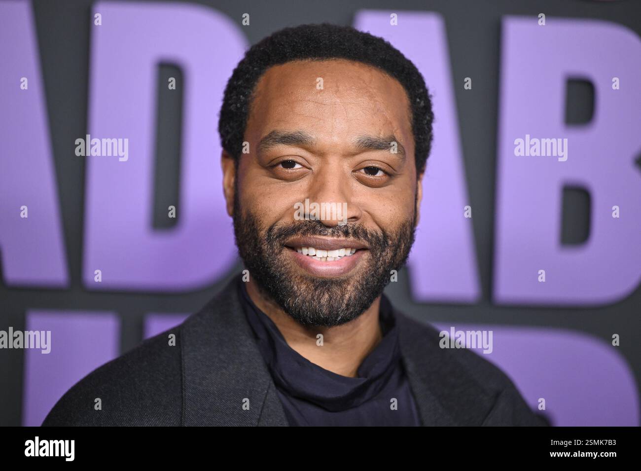 New York, USA. 12th Feb, 2025. Chiwetel Ejiofor attends Peacock's ...