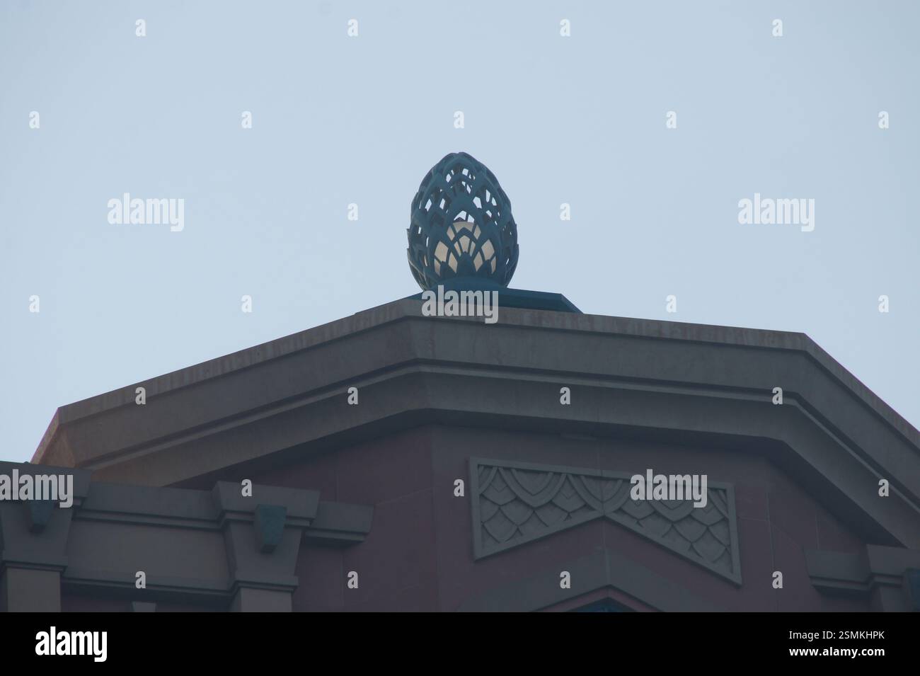 A building in Dubai boasts a unique architectural detail - a giant ...