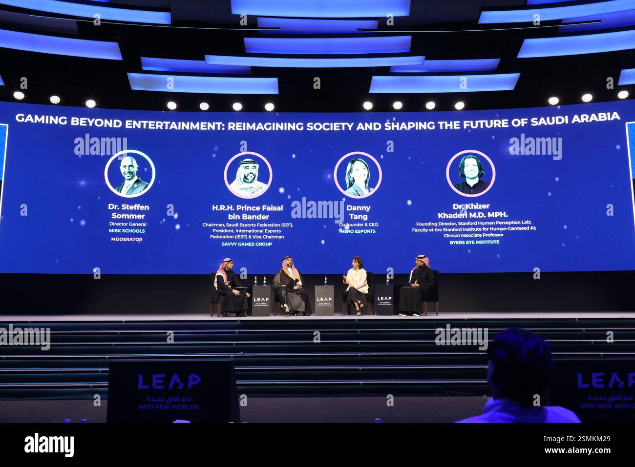 Riyadh, Saudi Arabia. 11th Feb, 2025. This photo taken on Feb. 11, 2025 shows a panel discussion ...