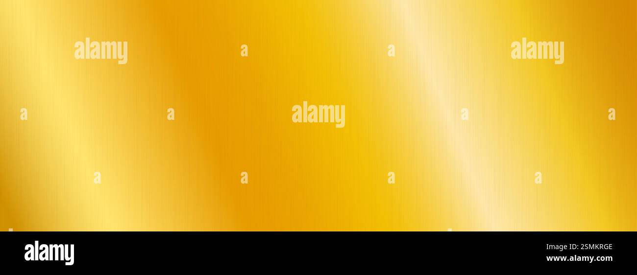 Golden metallic gradient texture. Gold metal foil background. Shiny ...