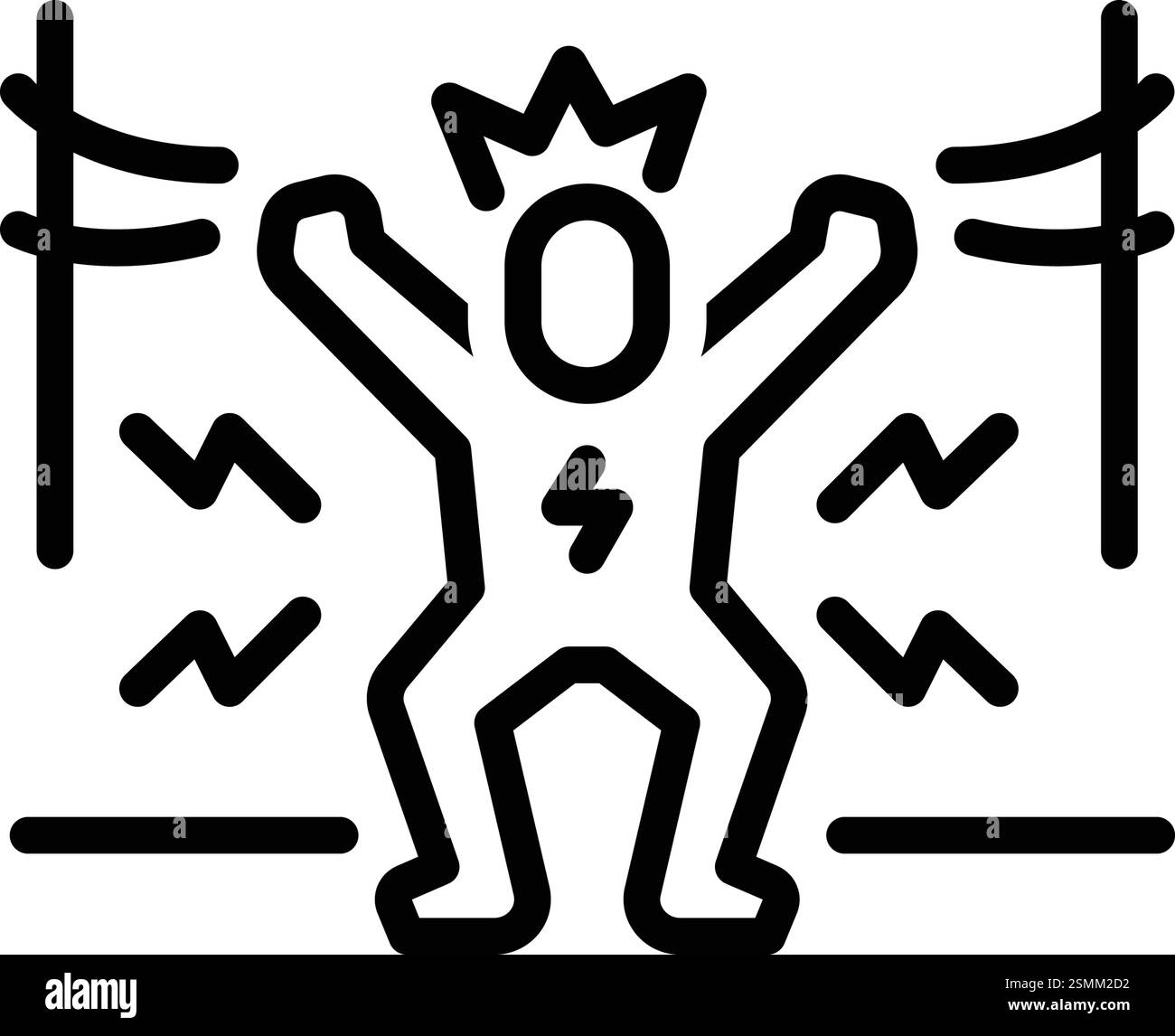 Icon for electrical shock, electrical Stock Vector Image & Art - Alamy