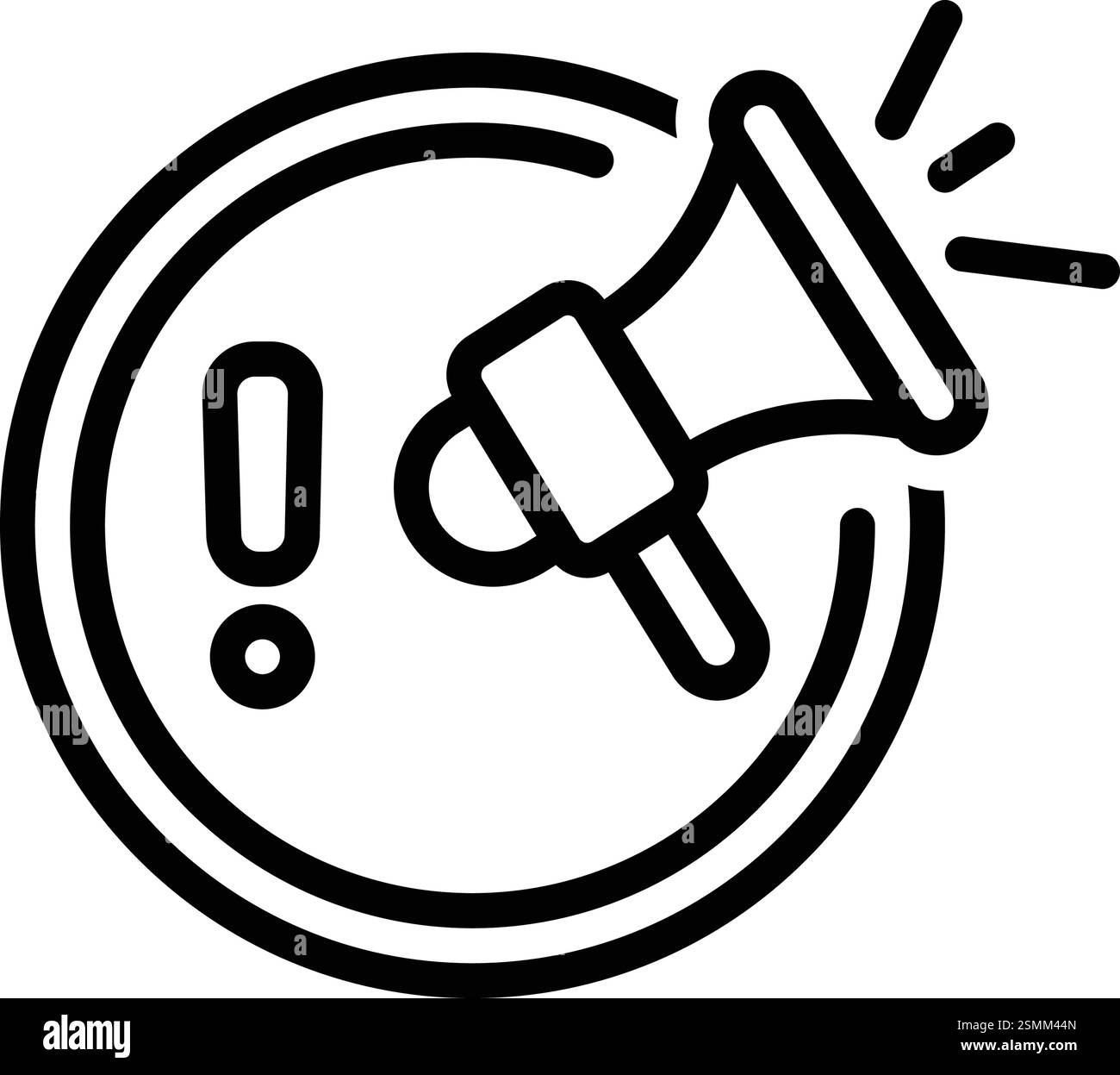 Icon for attention, awareness Stock Vector Image & Art - Alamy