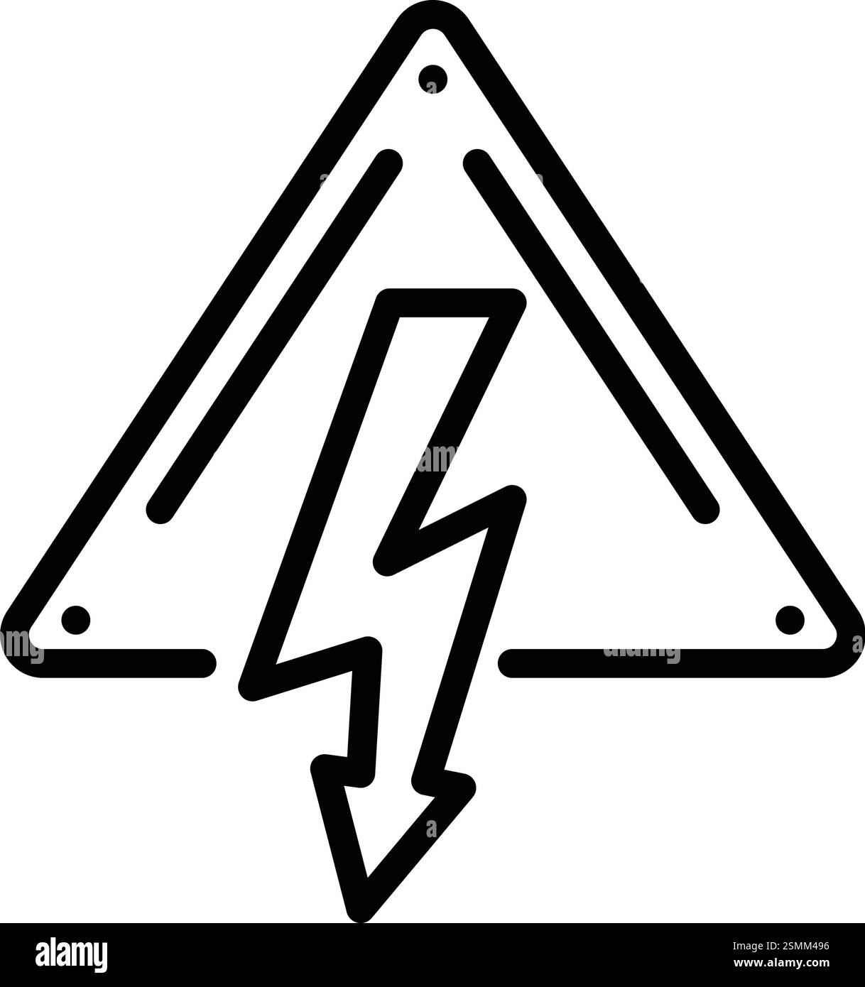 Icon for high voltage, lightning Stock Vector Image & Art - Alamy