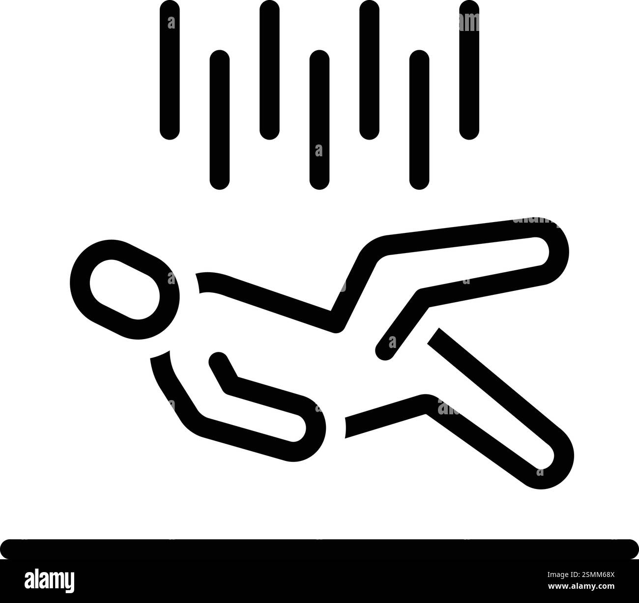 Slipping sign Cut Out Stock Images & Pictures - Alamy