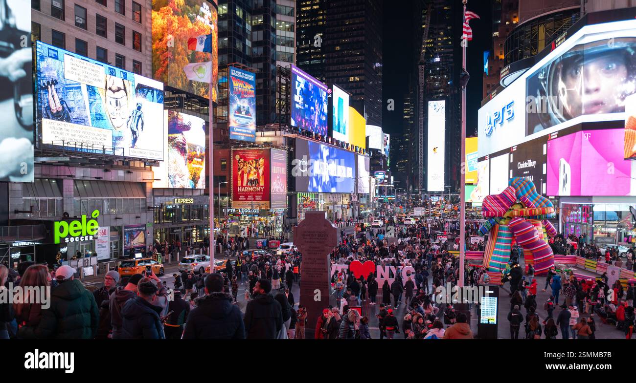 New York City, Times Square, September, 2024. New York City skyline at ...