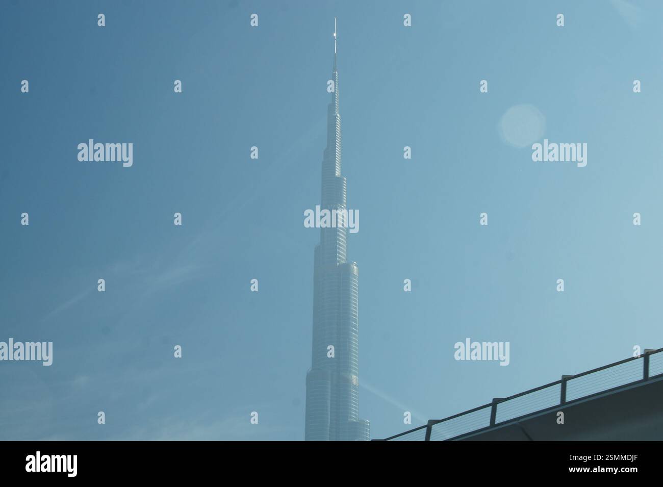 Burj Khalifa, a piercing skyscraper reaching for the clouds, dominates ...