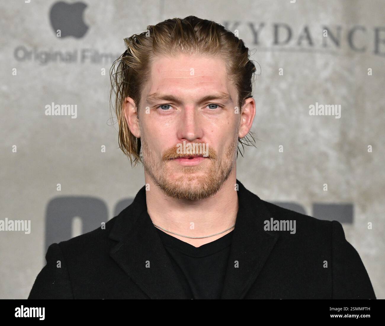 Los Angeles, USA. 12th Feb, 2025. Harry Goodwins arriving to “The Gorge ...