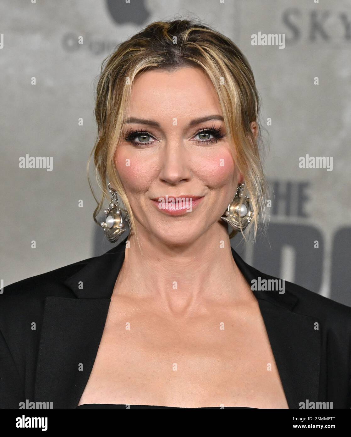 Los Angeles, USA. 12th Feb, 2025. Katie Cassidy arriving to “The Gorge ...