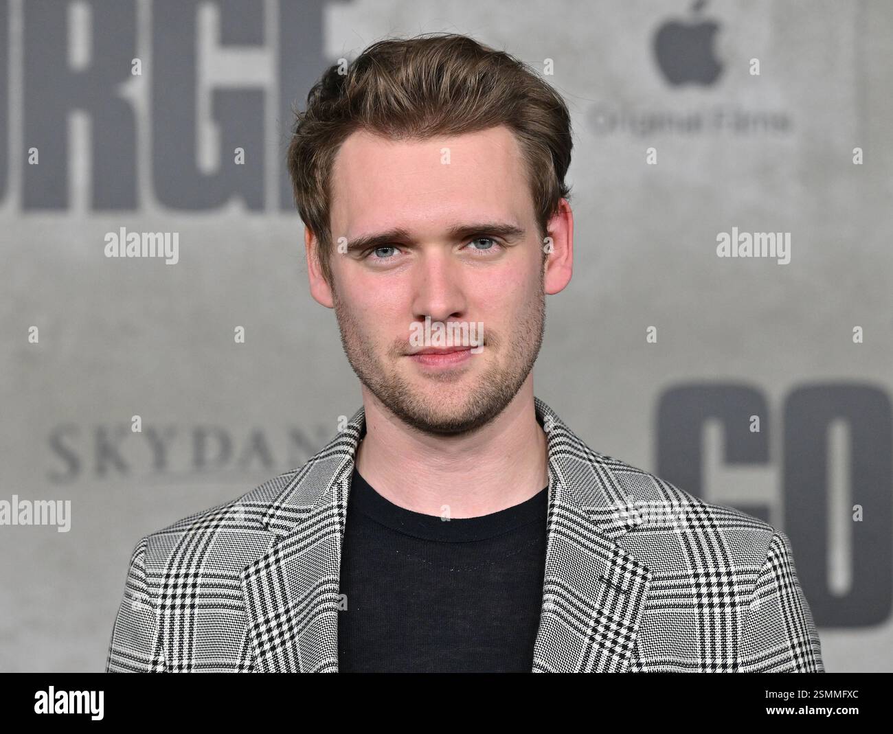 Los Angeles, USA. 12th Feb, 2025. Harry Jarvis arriving to “The Gorge ...