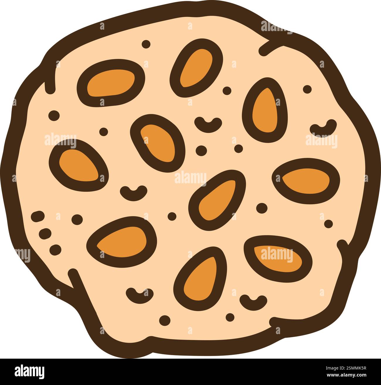 Rempeyek vector doodle illustration and graphic. Part of indonesian ...