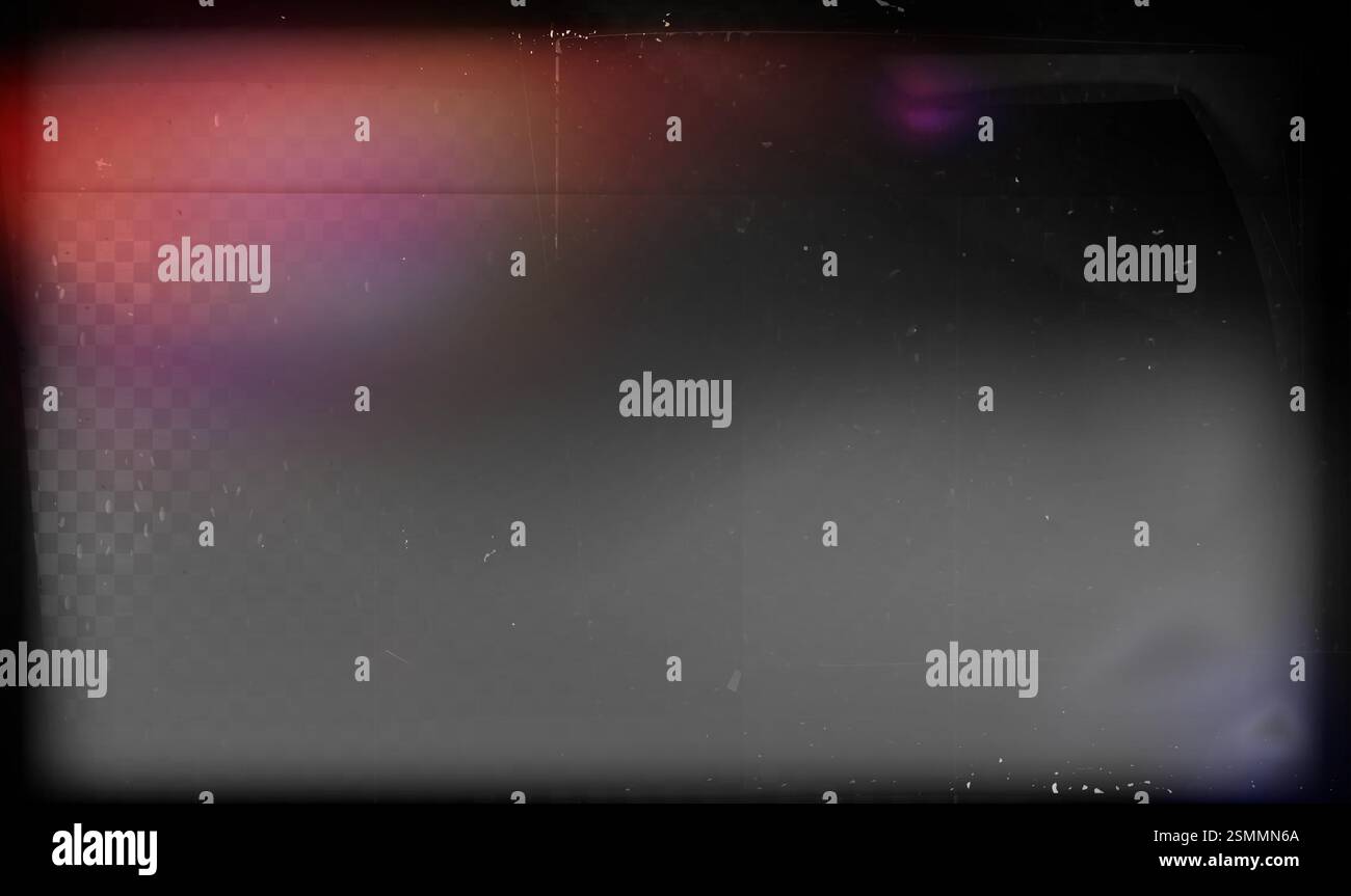Dark grainy texture overlay with scratches and dust particles. Vintage film noise effect with ...