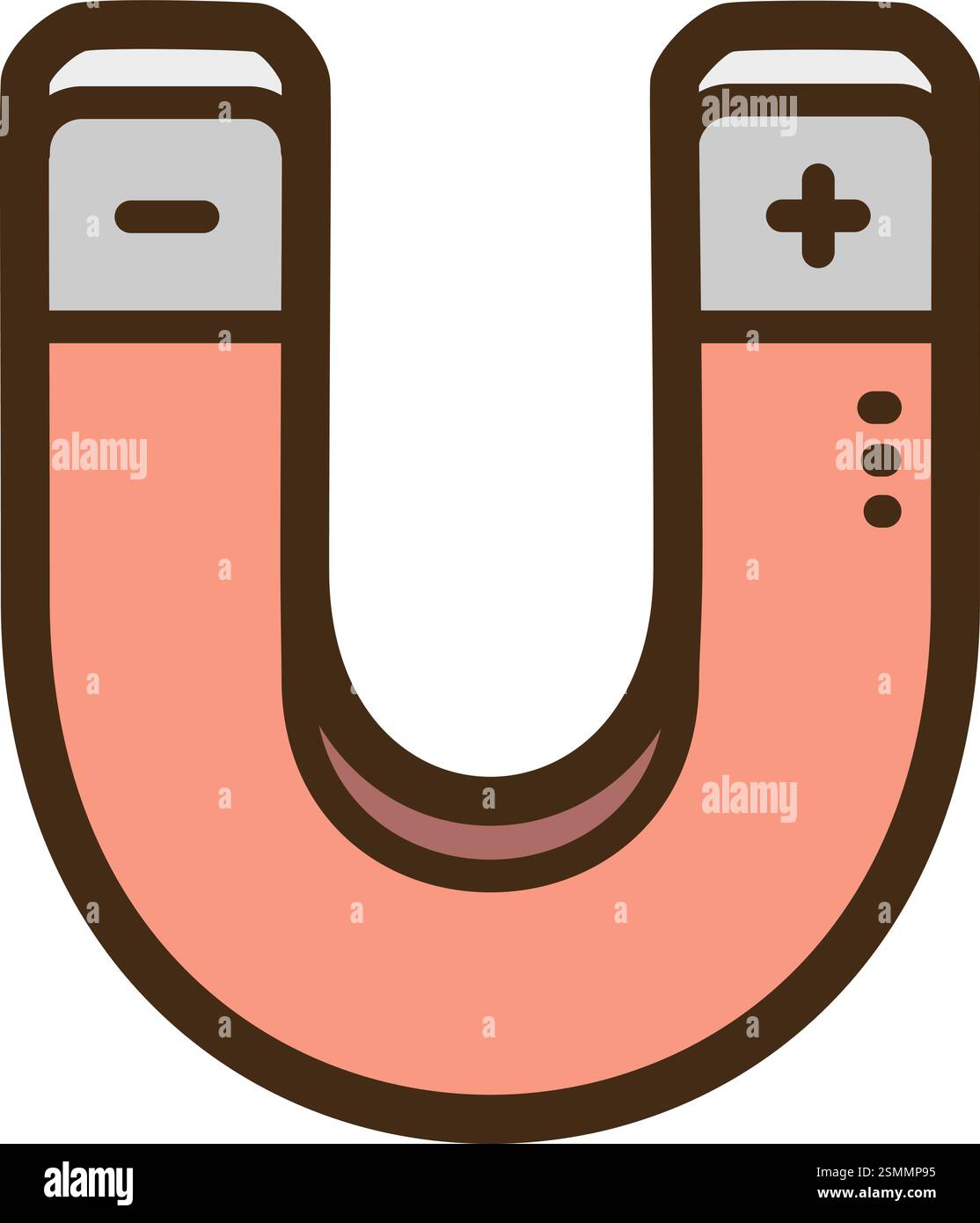 Magnet vector doodle illustration and graphic. Part of laboratory ...