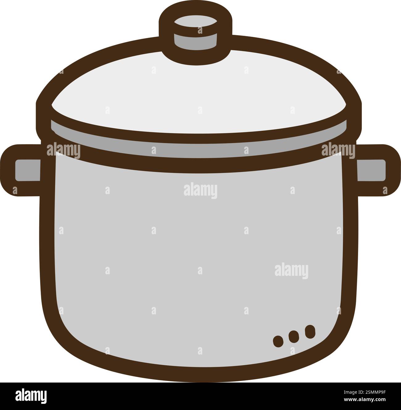 Sauce pot vector doodle illustration and graphic. Part of kitchen and ...