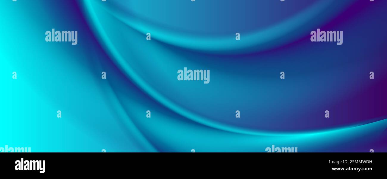 Abstract blue and violet smooth blurred waves elegant background ...