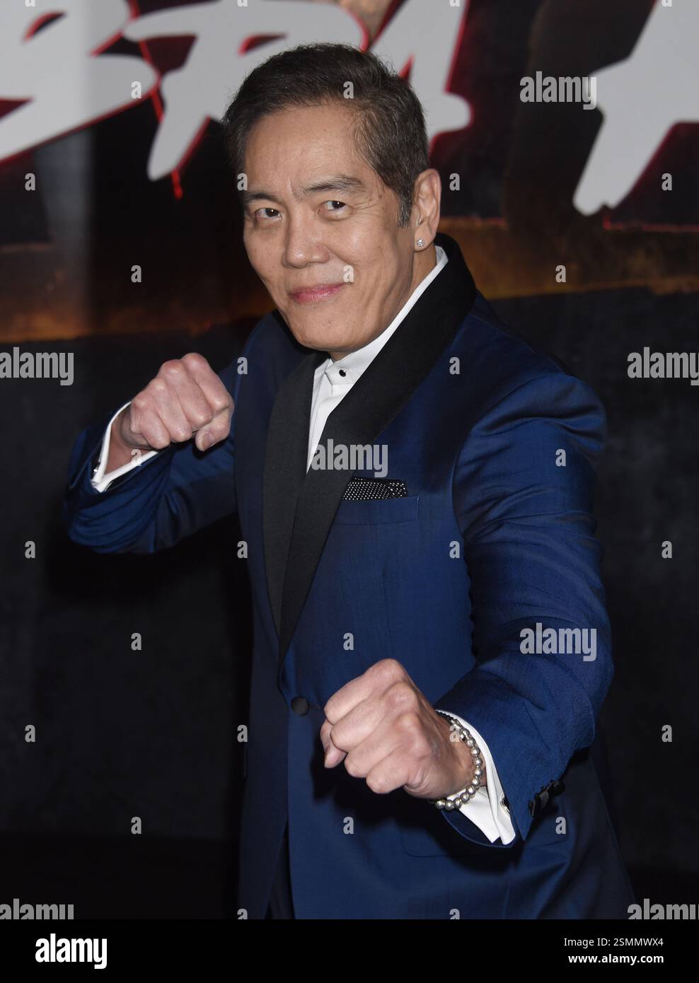 Hollywood, USA. 12th Feb, 2025. Yuji Okumoto arriving to the “Cobra Kai ...