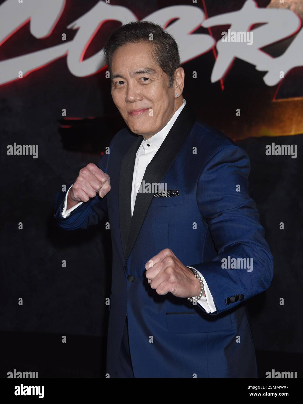 Hollywood, USA. 12th Feb, 2025. Yuji Okumoto arriving to the “Cobra Kai ...