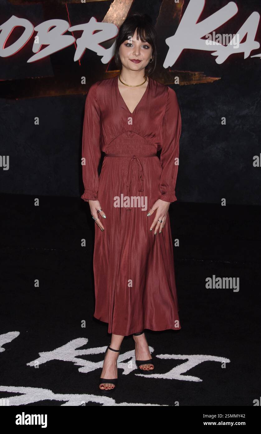 Hollywood, USA. 12th Feb, 2025. Cassady McClincy arriving to the “Cobra ...