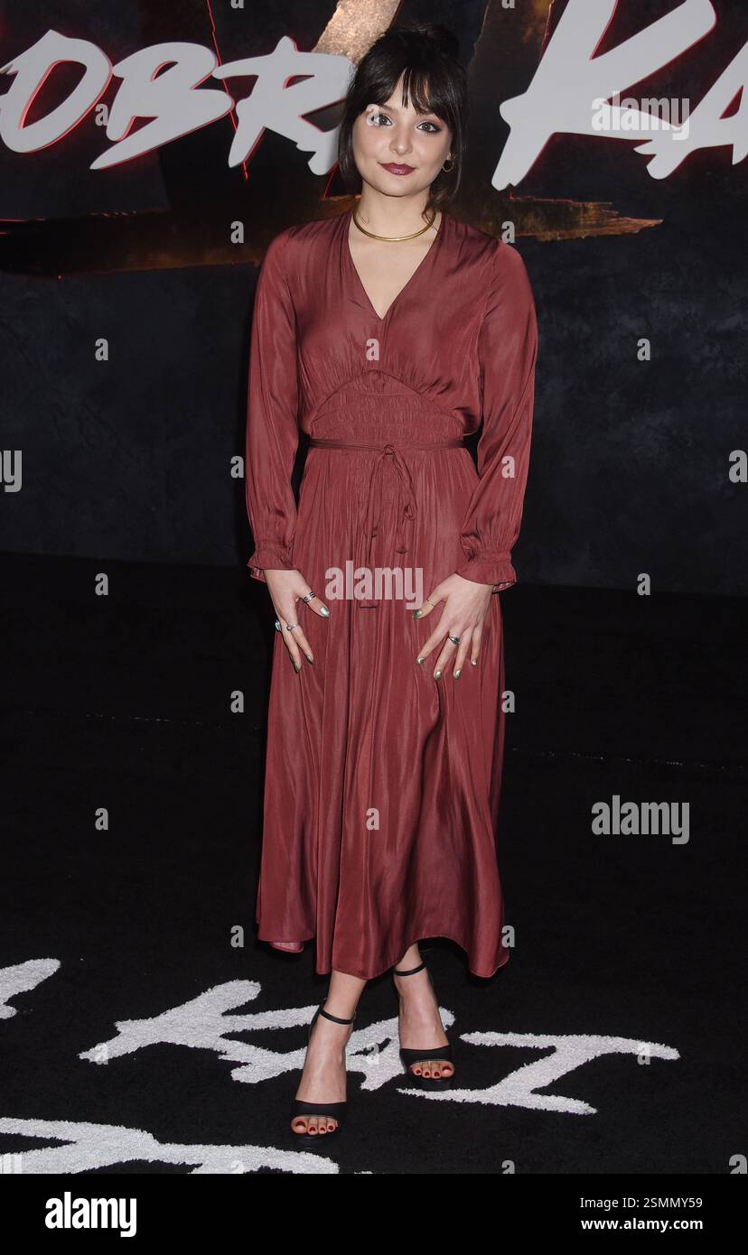 Hollywood, USA. 12th Feb, 2025. Cassady McClincy arriving to the “Cobra ...