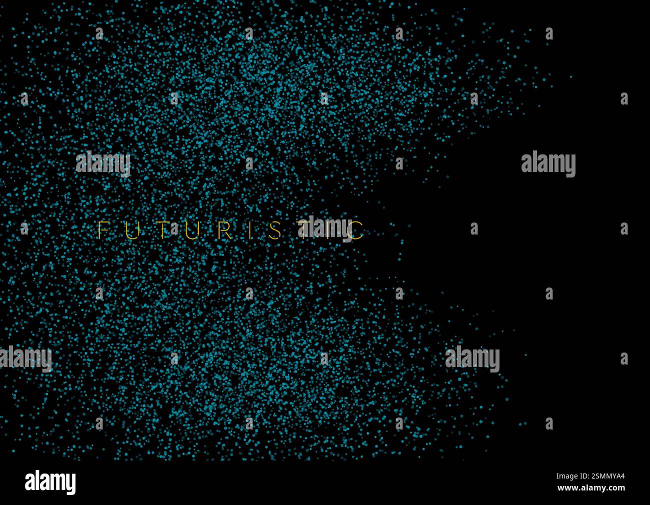 Blue small shiny particles Stock Vector Images - Alamy