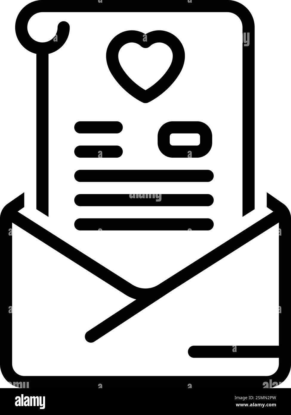 Icon for letter, message Stock Vector Image & Art - Alamy