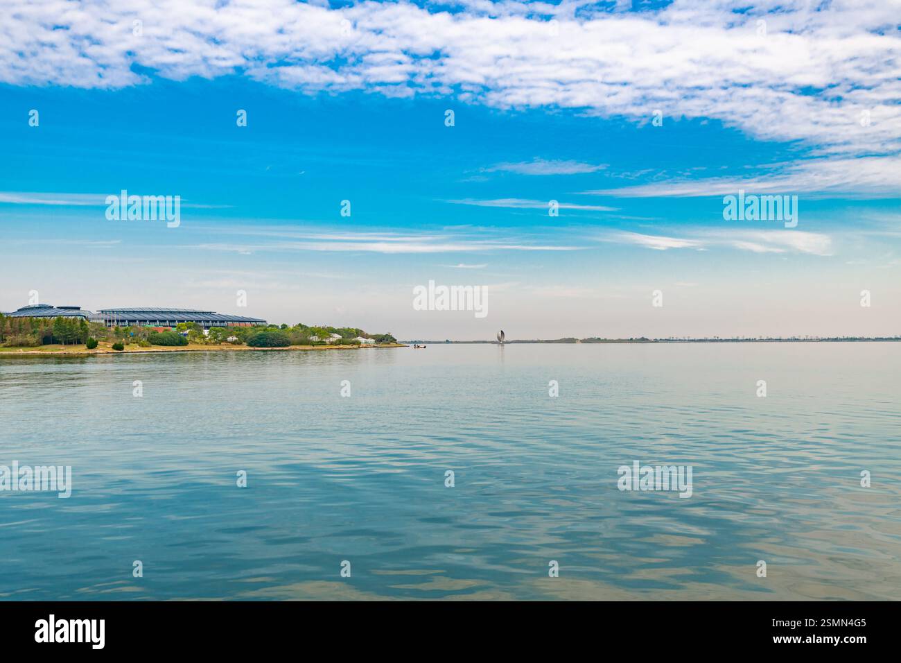 Scenery of Dishui Lake in Pudong New Area, Shanghai, China Stock Photo ...