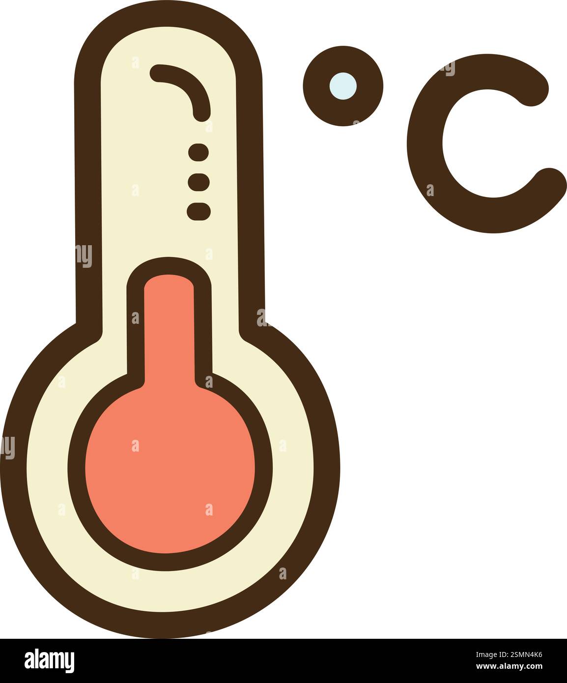 Temperature vector doodle illustration and graphic. Part of laboratory ...