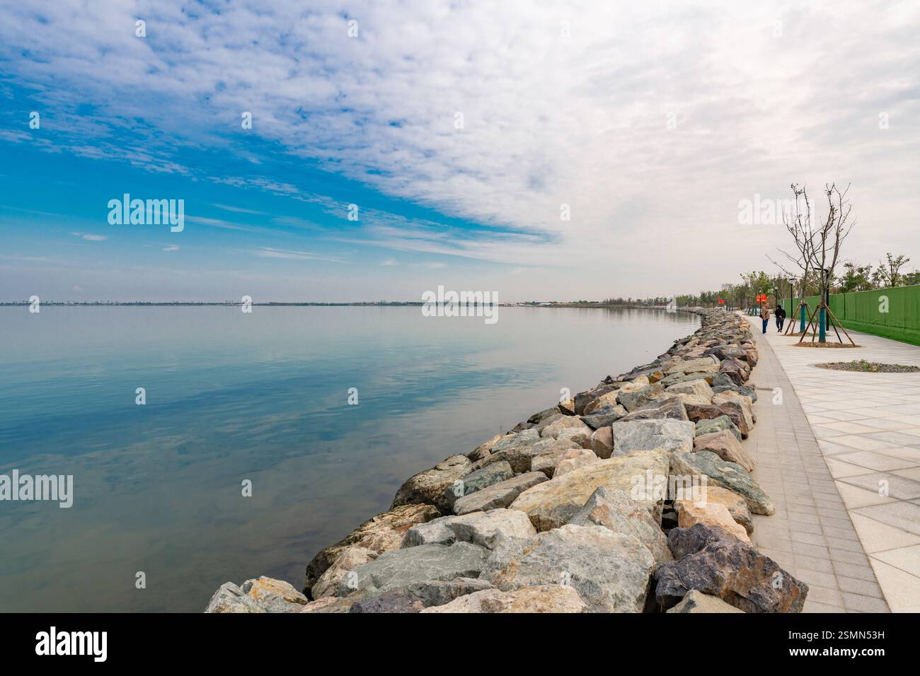 Scenery of Dishui Lake in Pudong New Area, Shanghai, China Stock Photo ...