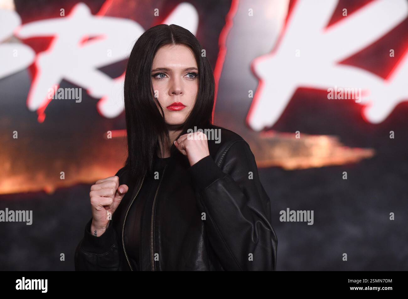 Skye Aurelia arrives at the premiere of the sixth and final season of ...