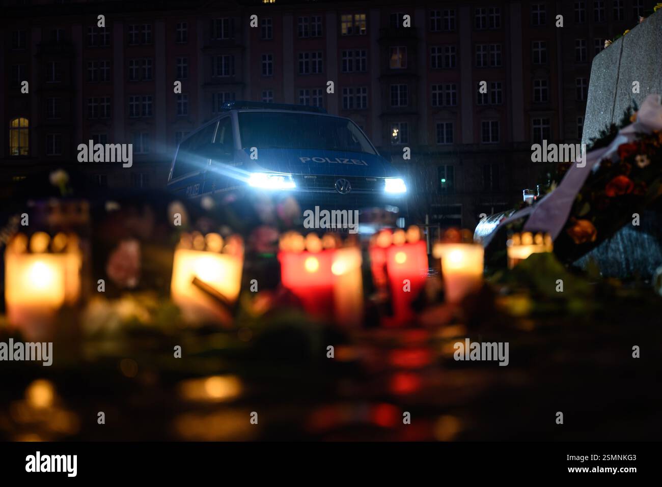 13 February 2025, Saxony, Dresden: On the 80th anniversary of the ...
