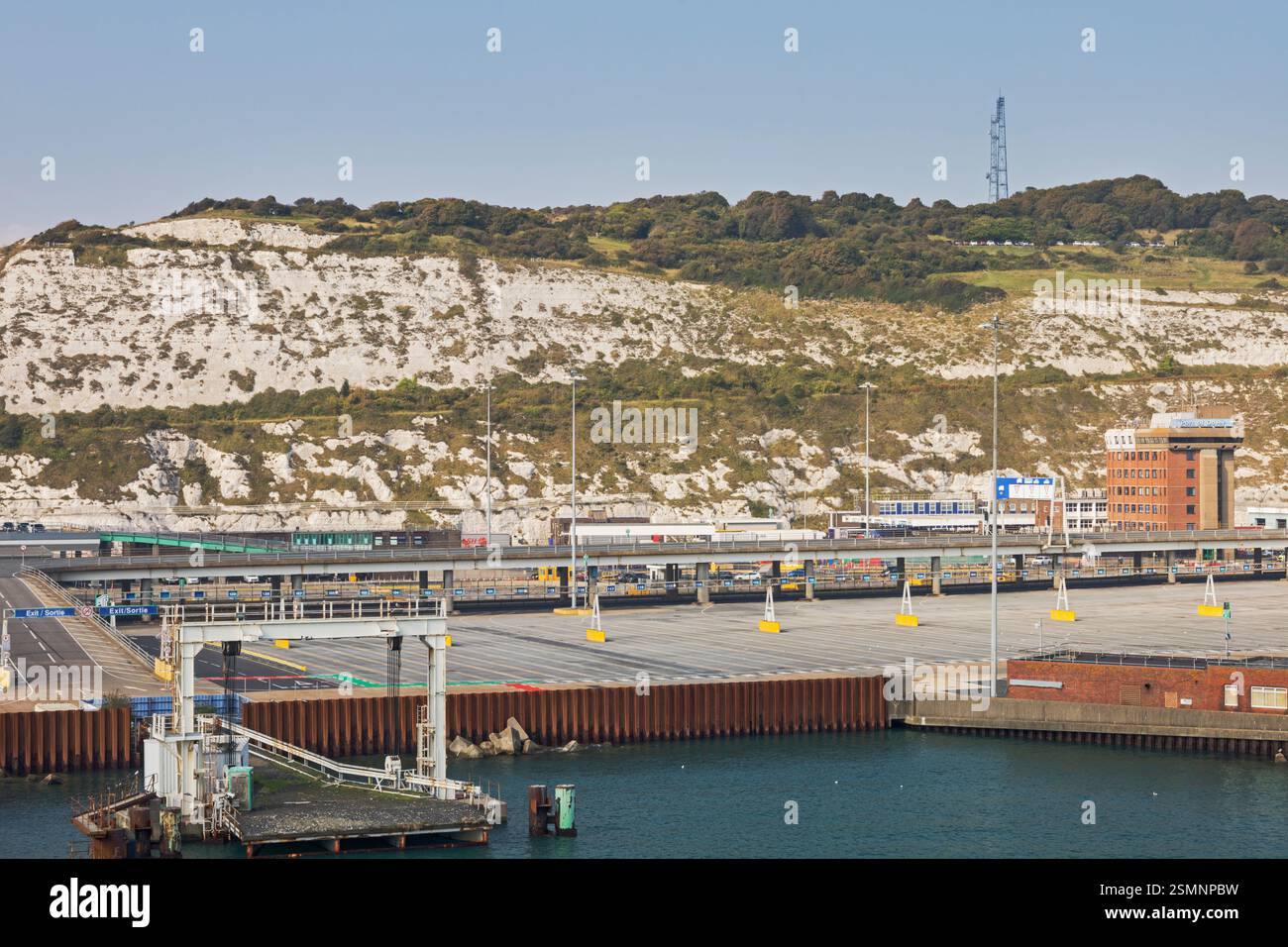 Port of Dover Cross-channel Ferry Terminal, Dover, Kent, England, UK ...