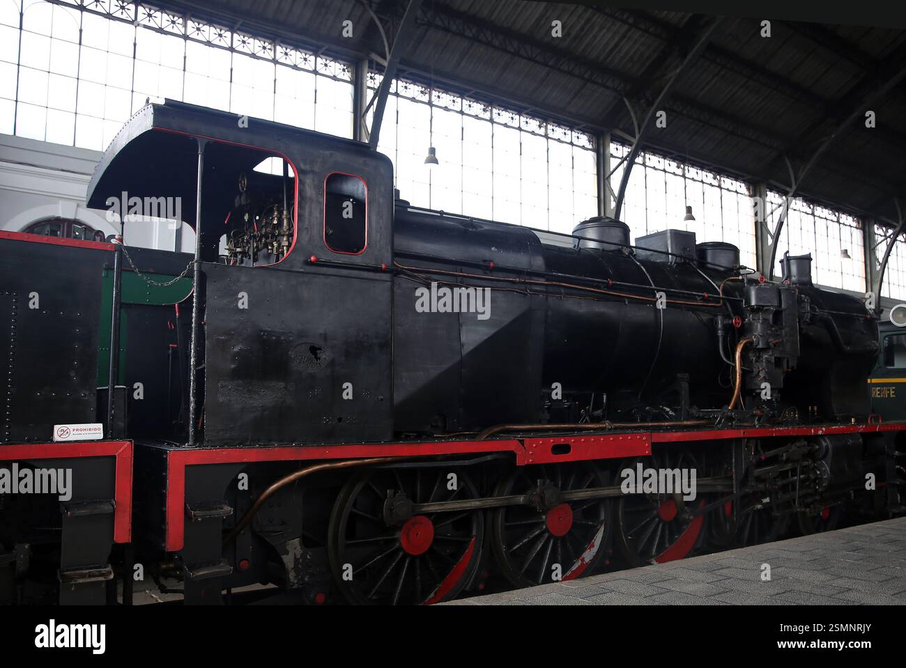 Steam locomotive 240-4001. France. 1912. Railway Museum, Madrid. Spain ...