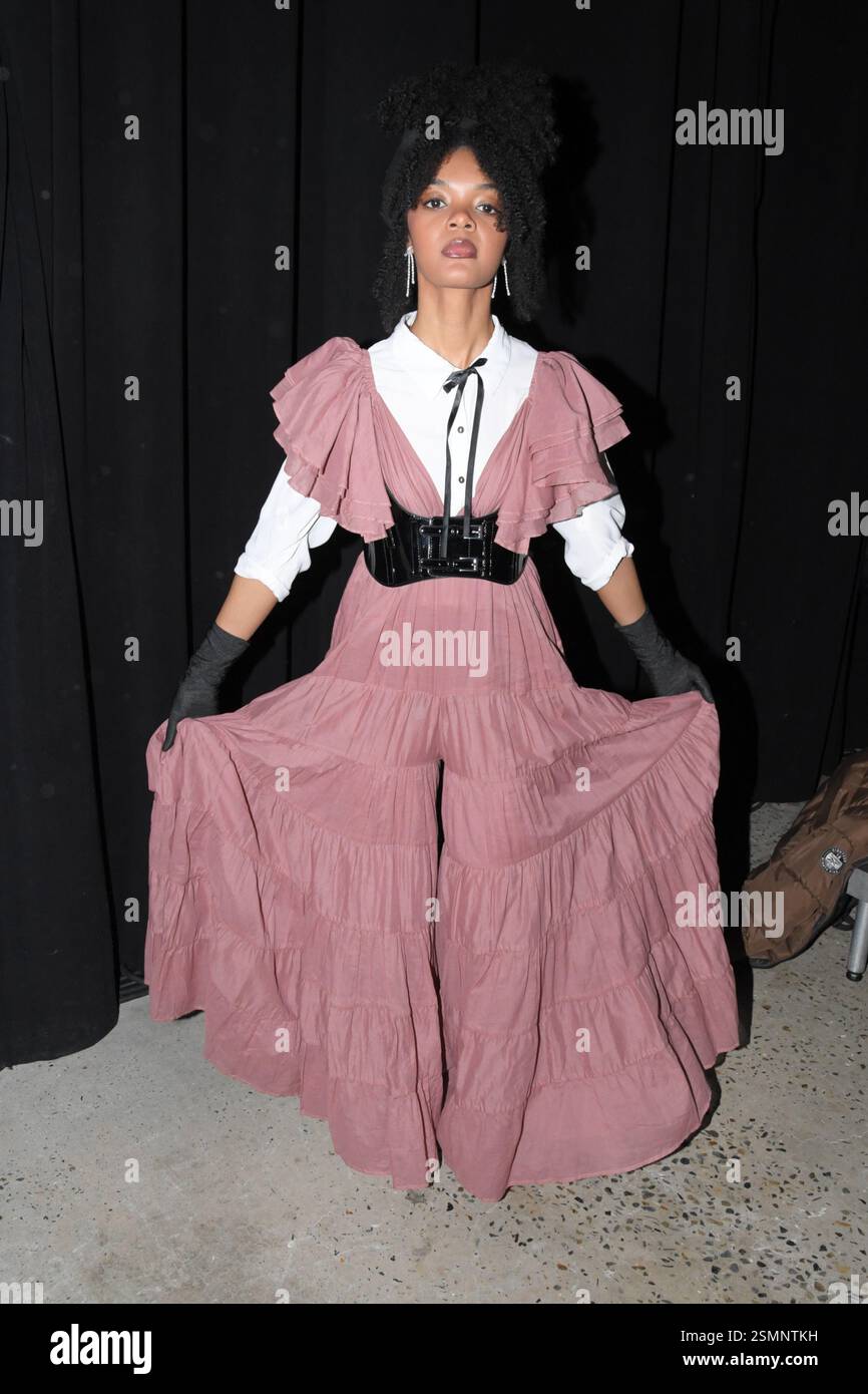 New York, USA. 10th Feb, 2025. Kayla Green attends Kobi Halperin NYFW ...