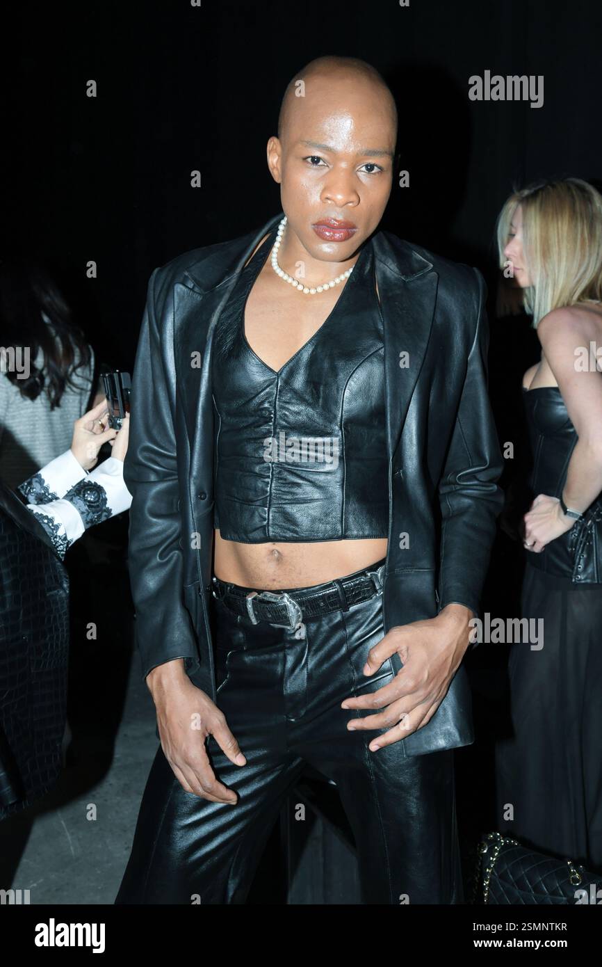 New York, USA. 10th Feb, 2025. Shaun Hardy attends Kobi Halperin NYFW ...