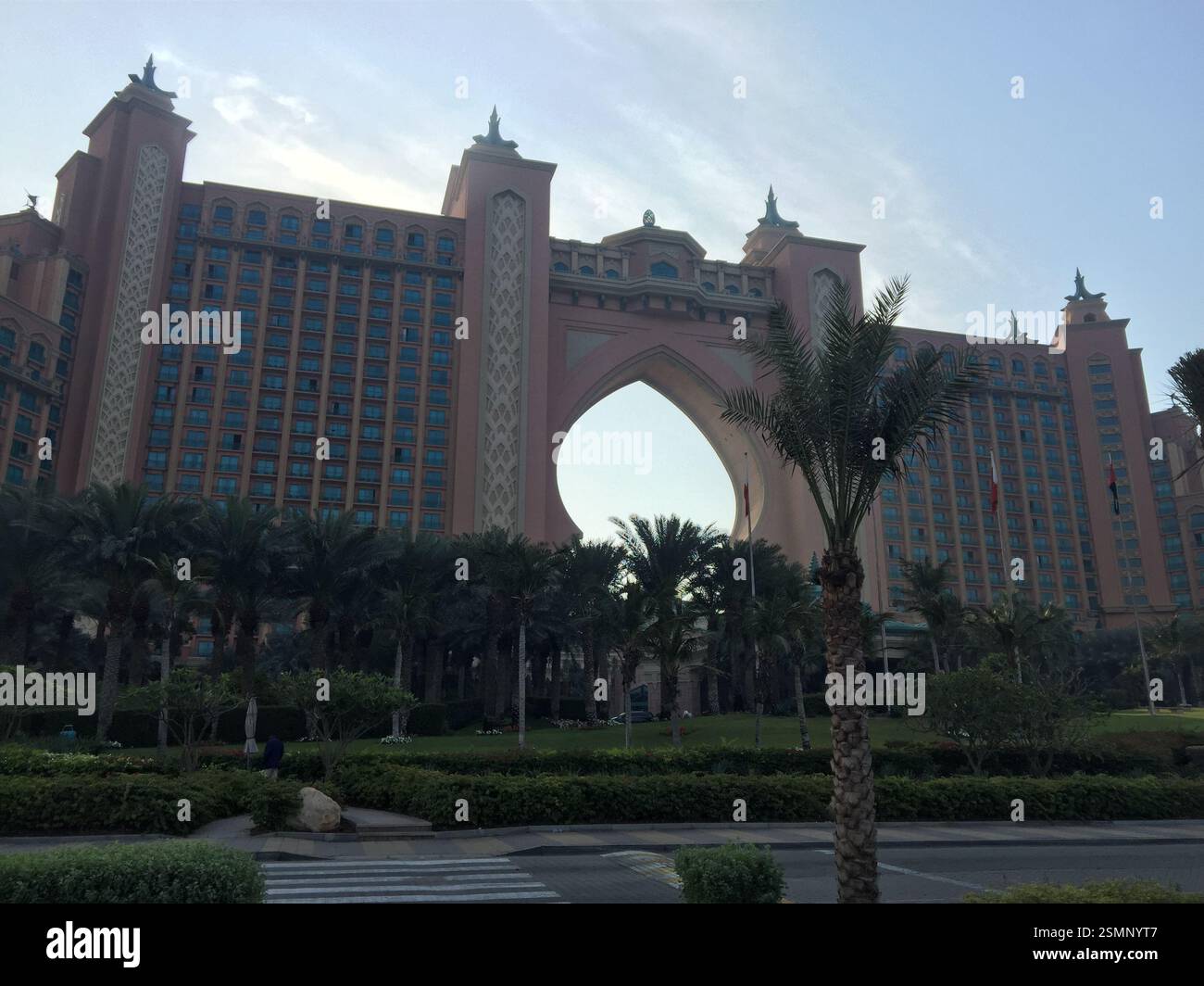 Dubai's iconic Atlantis The Palm hotel stands as a majestic Arabian ...