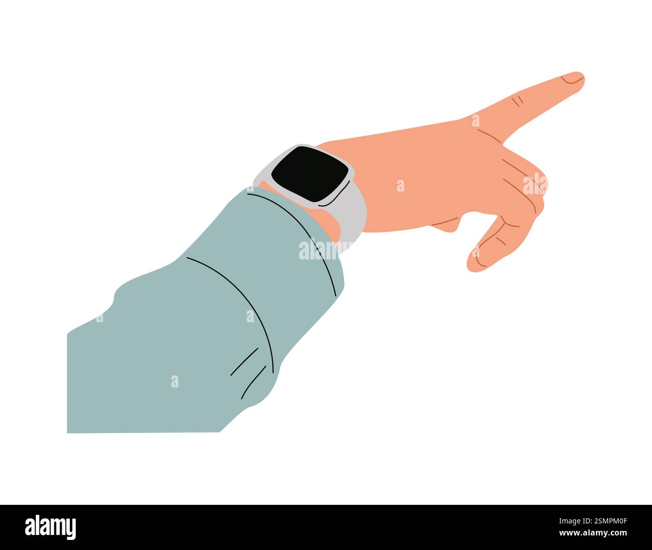 Business woman hands pointing clock hi-res stock photography and images ...