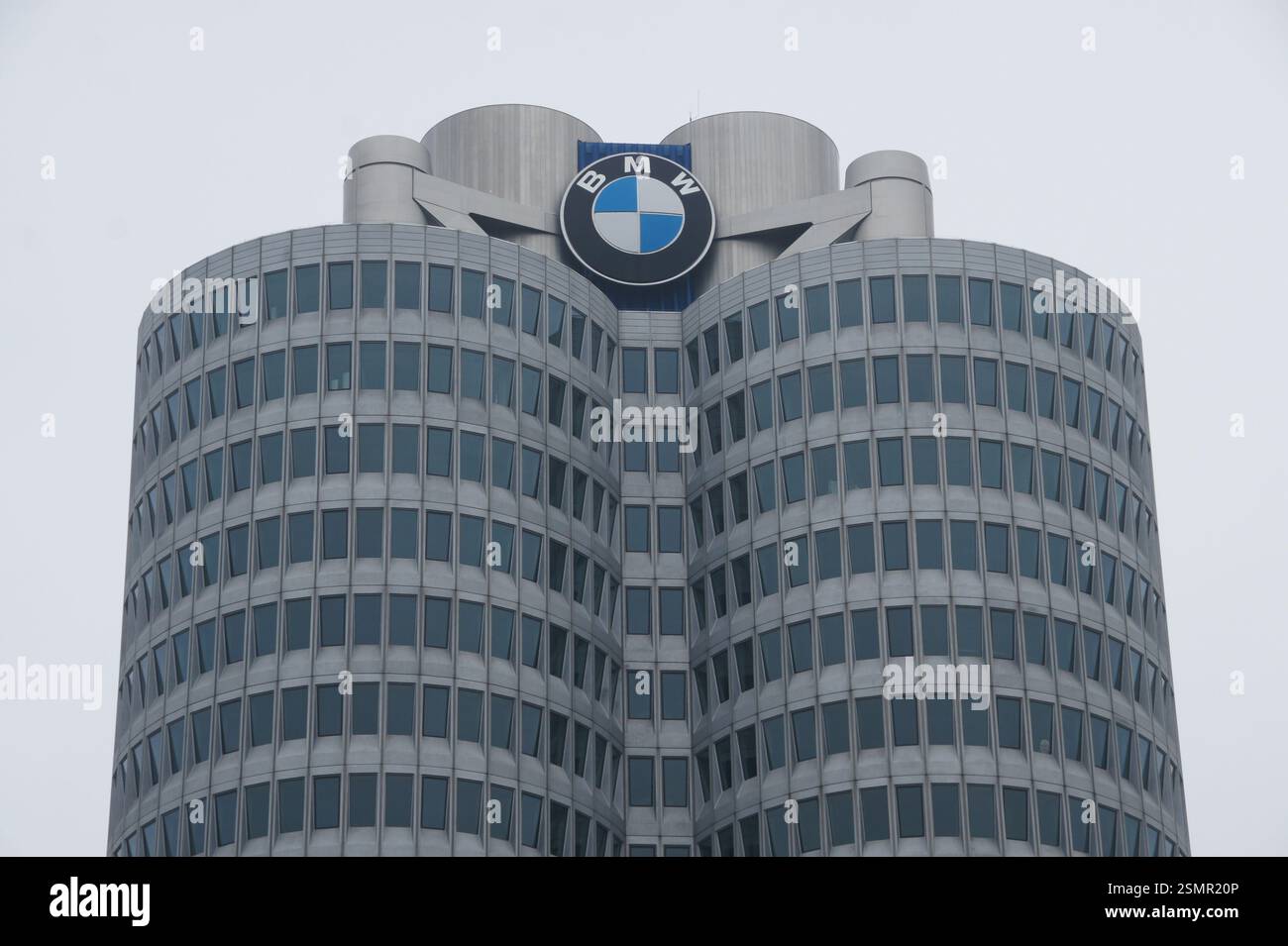 The BMW Headquarters building in Germany, Munich is a four-cylinder ...