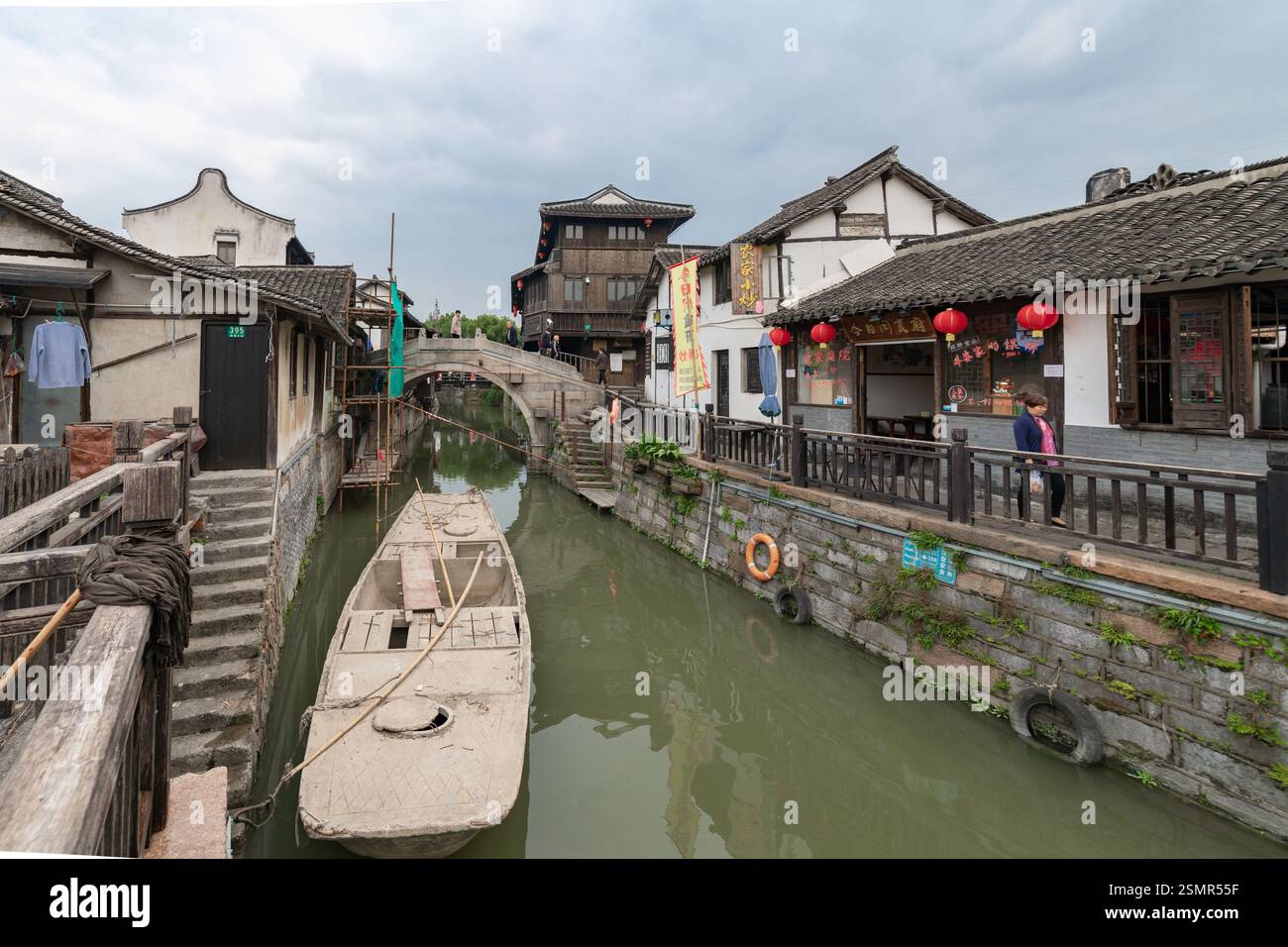 Scenery of Xinchang Ancient Town in Pudong New Area, Shanghai, China ...