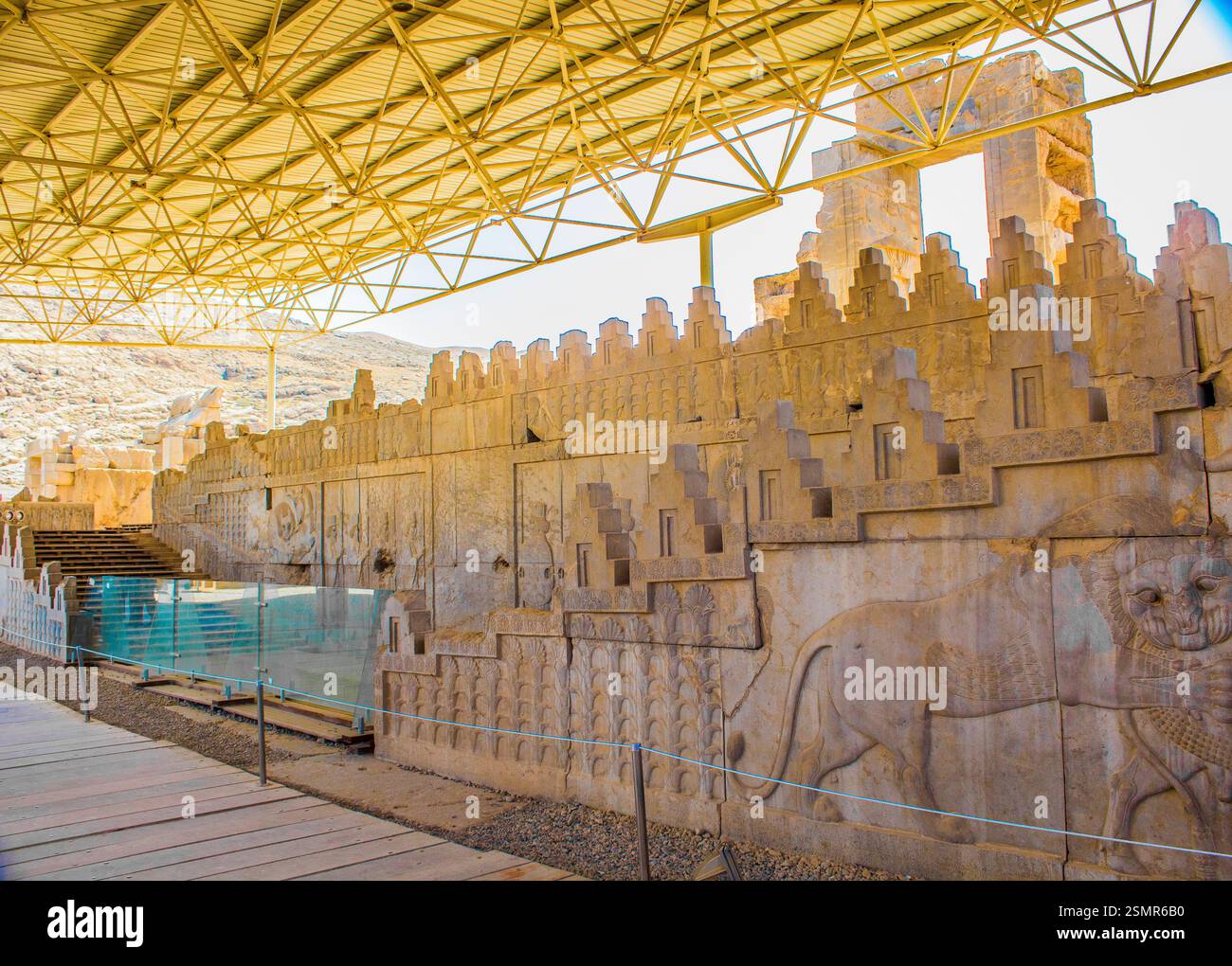 Persepolis, an ancient capital of the kings of the Achaemenian dynasty ...