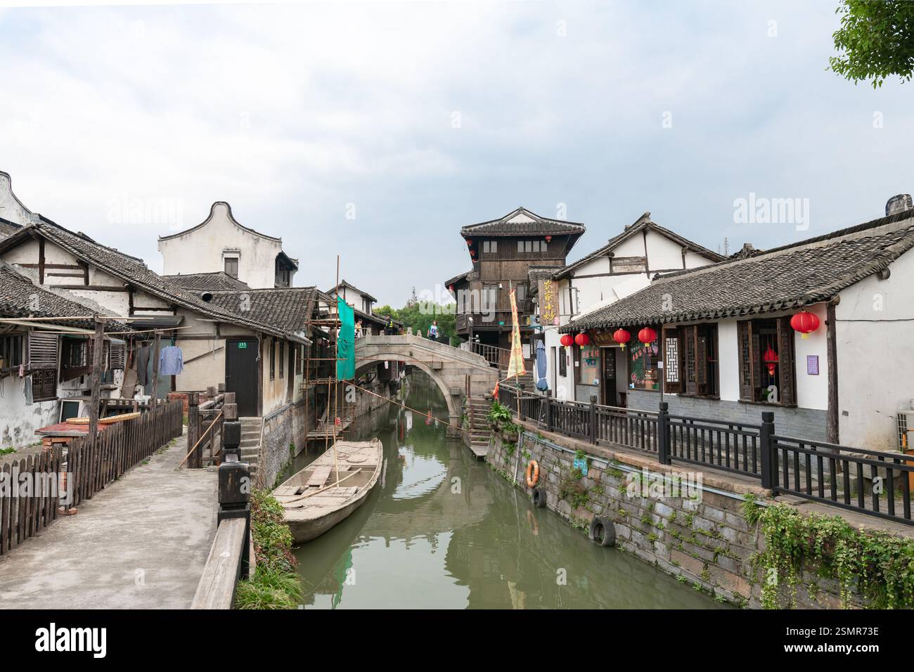 Scenery of Xinchang Ancient Town in Pudong New Area, Shanghai, China ...