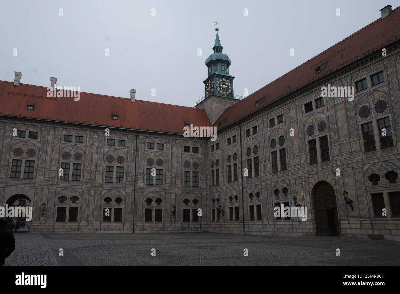 The Munich Residenz, a large palace in Germany, Munich, features a ...