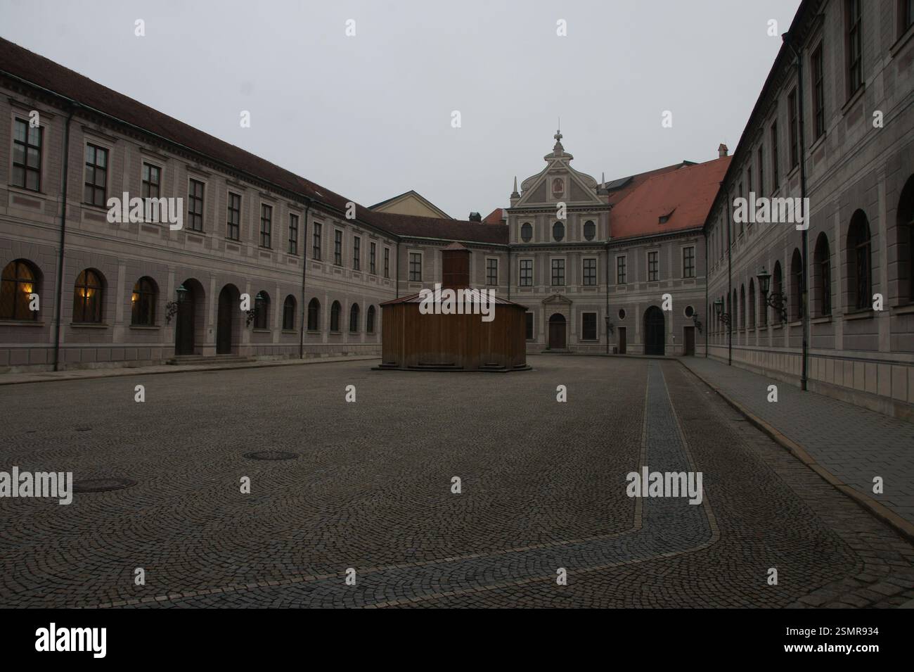 Munich, Germany's Renaissance courtyard of the Munich Residenz features ...